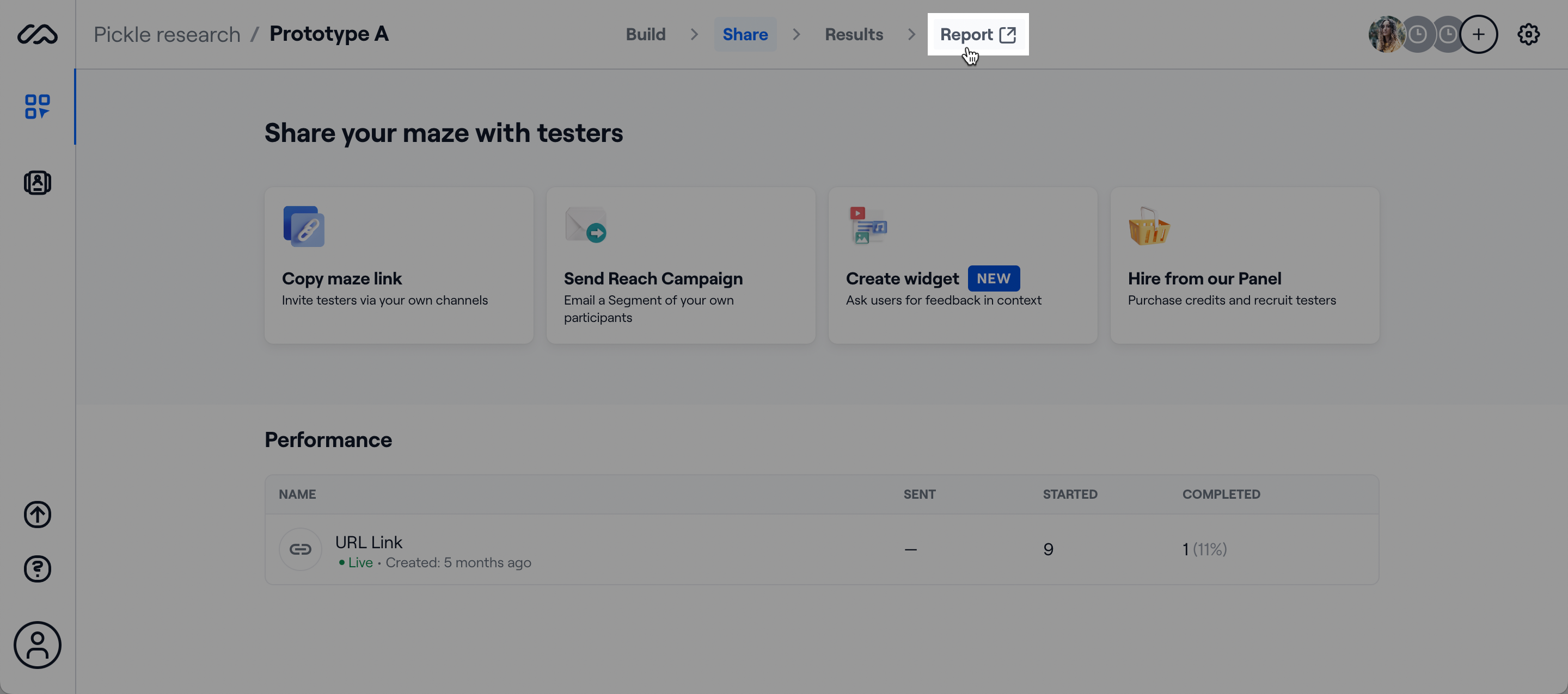 Maze reports – Maze Help