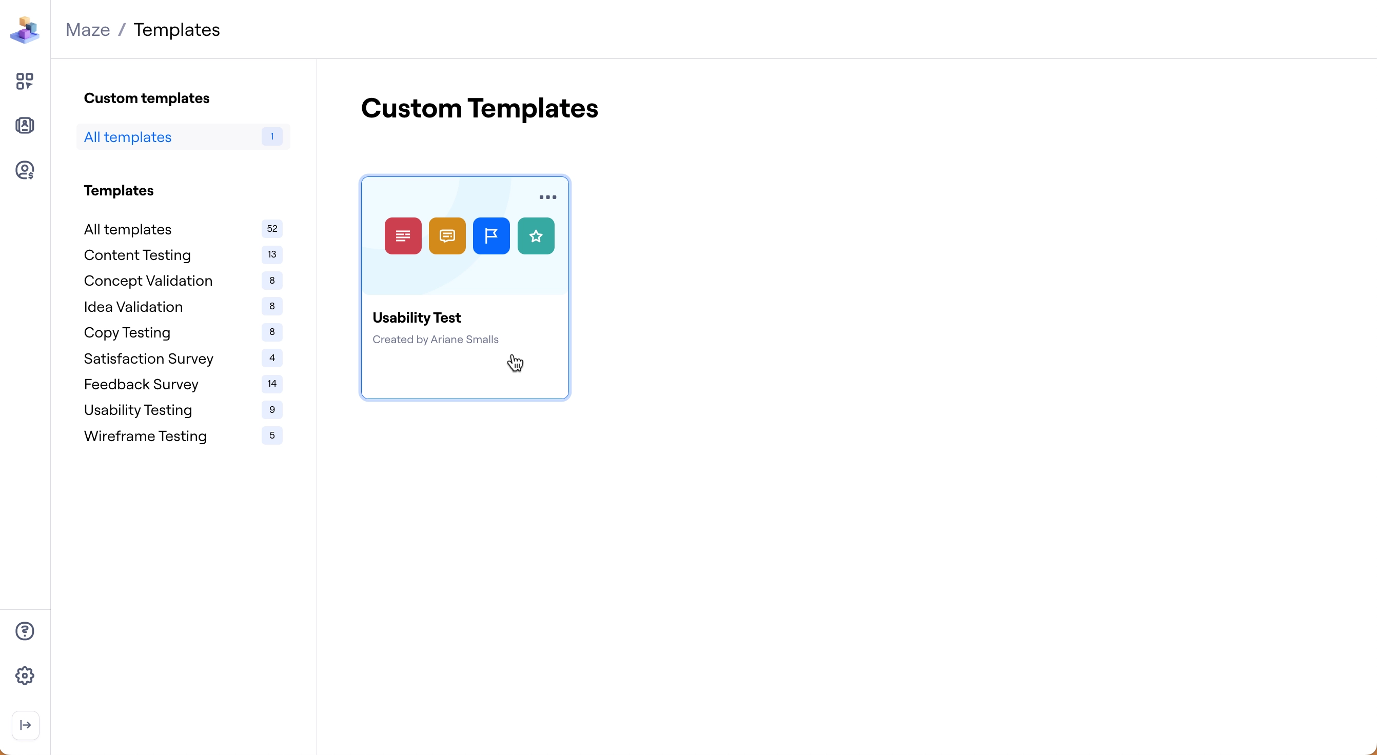 Custom templates – Maze Help