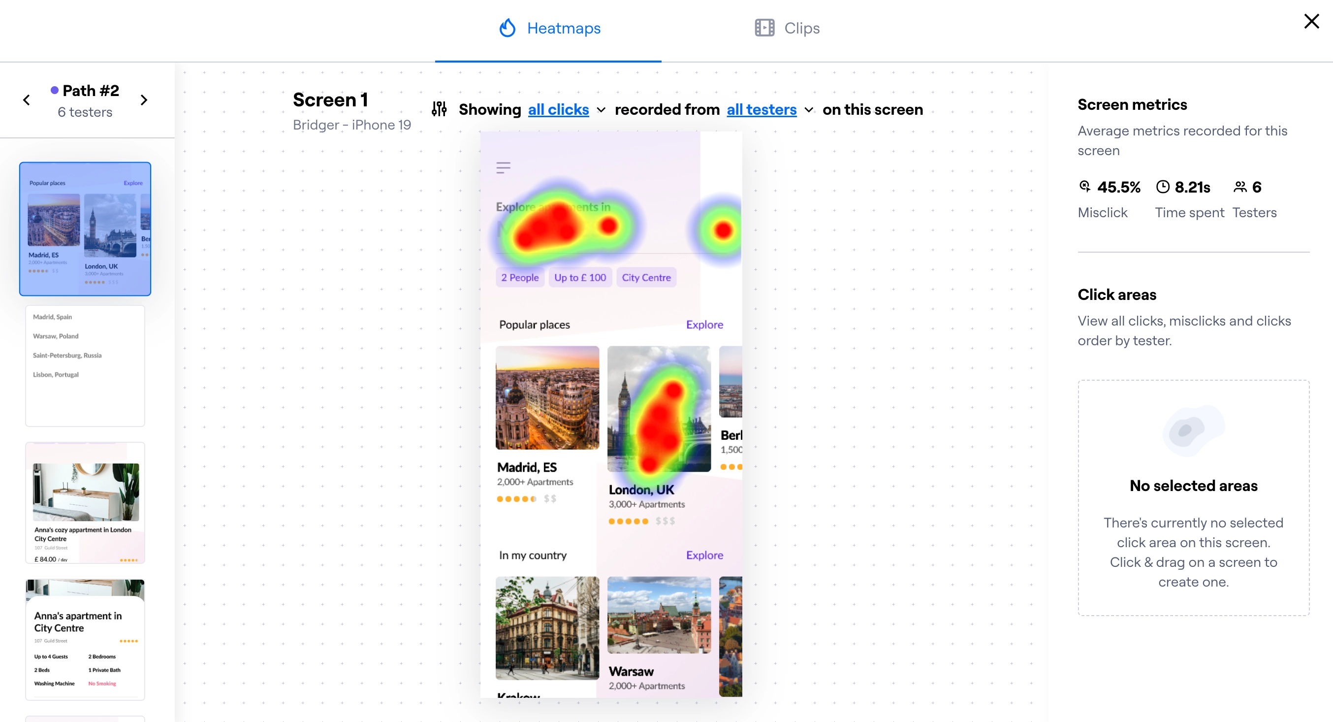 A guide to click heatmaps in Maze – Maze Help