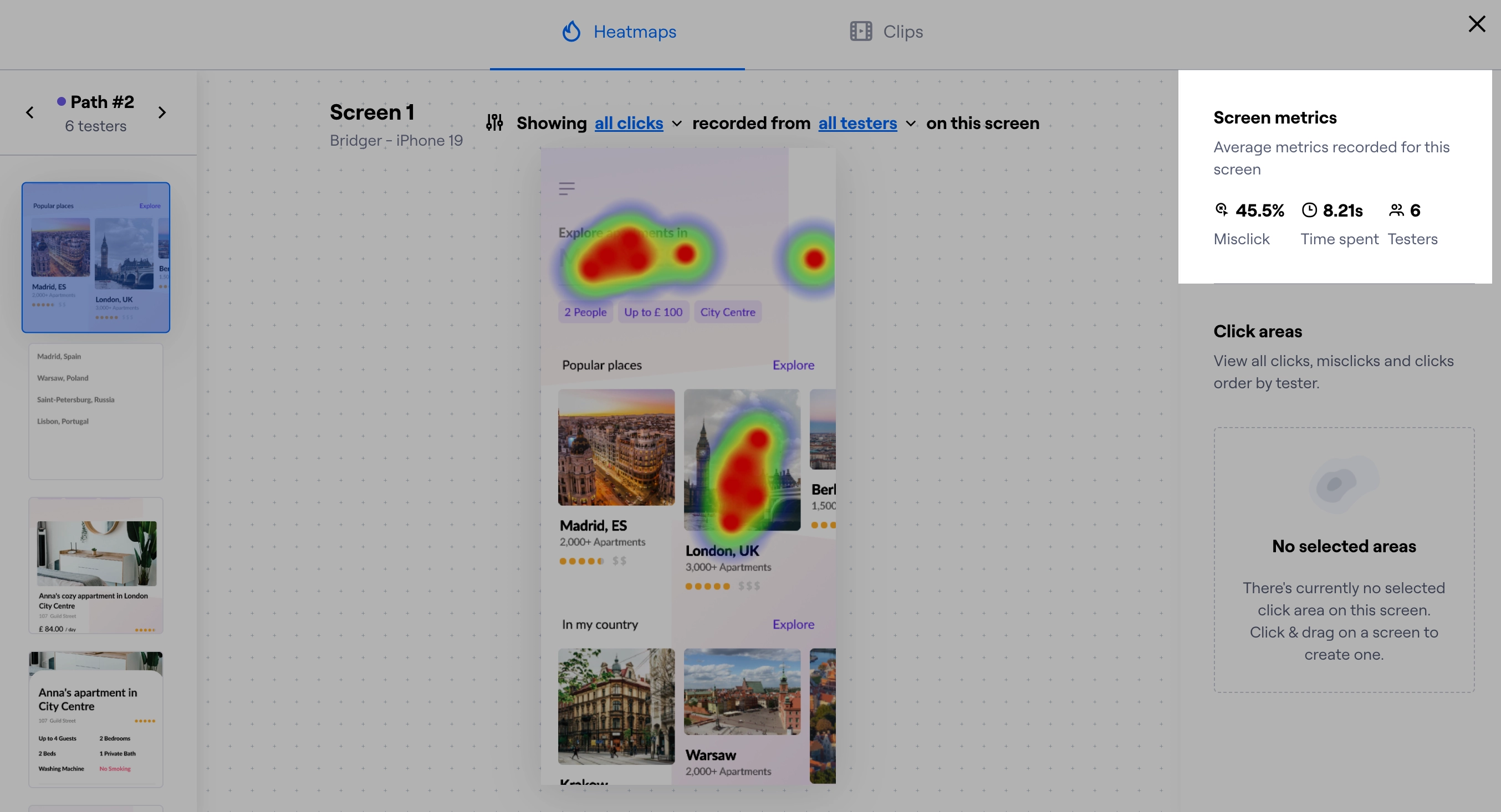 A guide to click heatmaps in Maze – Maze Help