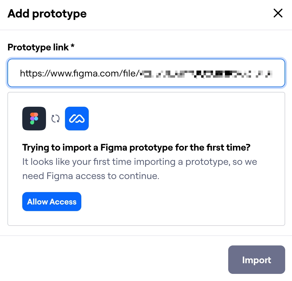 Importing a Figma prototype – Maze Help