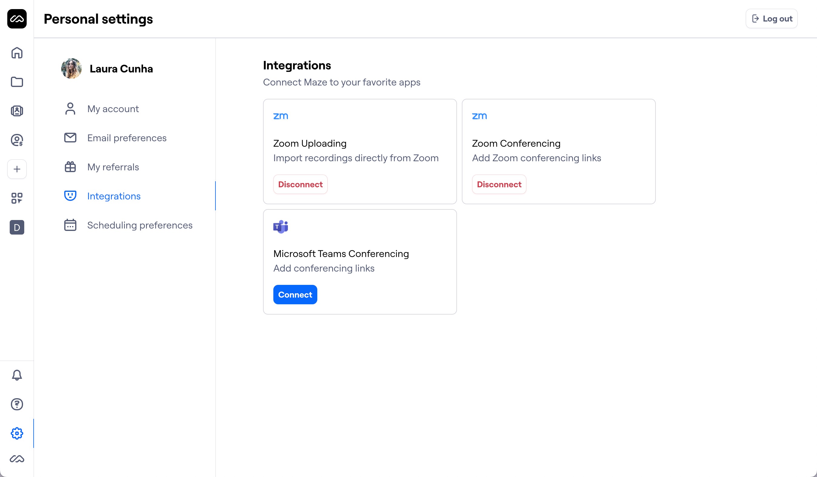 End-to-end moderated sessions with in-app conferencing – Maze Help
