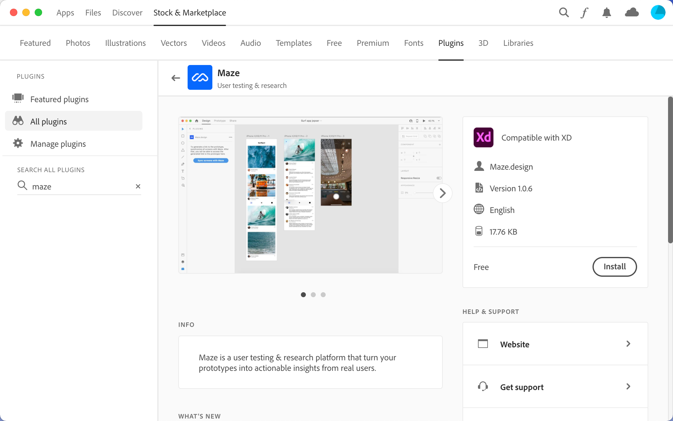 Importing An Adobe XD Prototype Maze Help